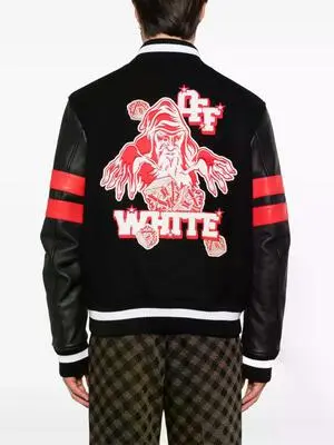 Off-White Dices Lea Varsity Jacket