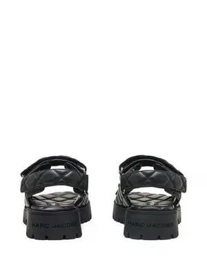 Marc Jacobs The Quilted Sunny Sandals - Black