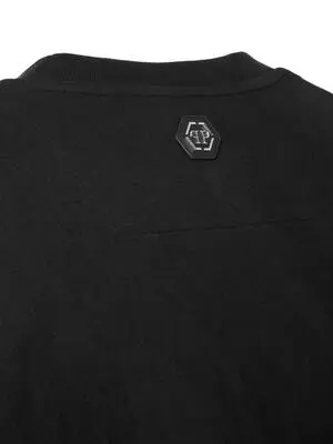 Philipp Plein Logo-embossed Cotton Sweatshirt