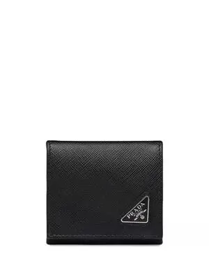 Prada Logo Coin Purse - Black