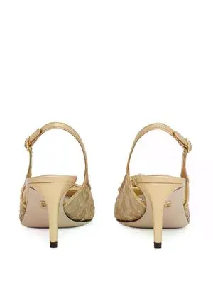 Dolce & Gabbana Rainbow Slingback Pumps