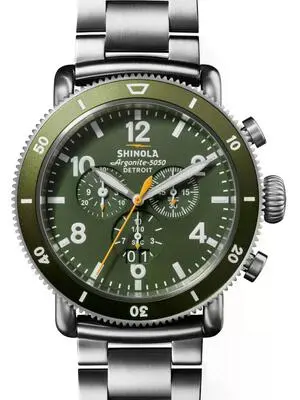 Shinola Runwell Sport Chronograph 48mm Titanium Watch