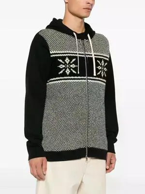 Junya Watanabe Intarsia-knit Hoodie