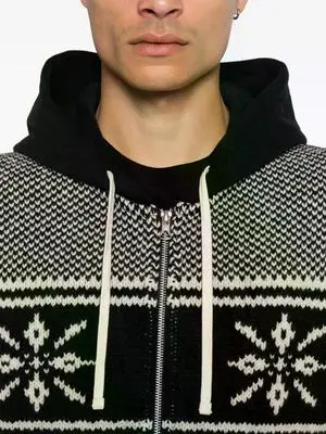 Junya Watanabe Intarsia-knit Hoodie