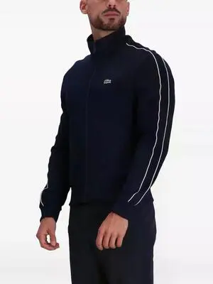 Lacoste Logo Appliqué Side-stripe Sweatshirt