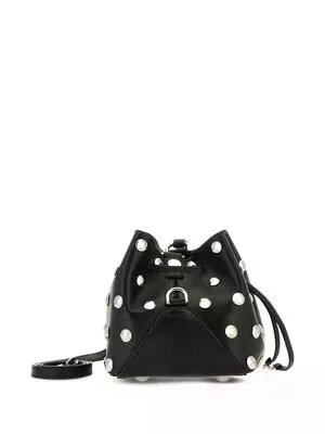 Hogan Stud-embellished Bucket Bag - Black