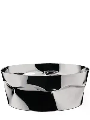 ALESSI Compressioni Serving Bowl - Silver