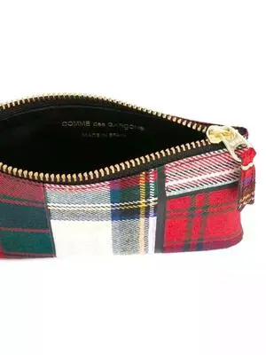 Comme Des Garçons Tartan Patchwork Design - Red