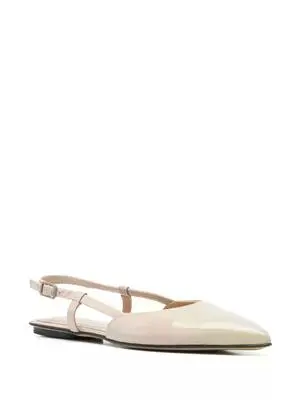 POMME D´OR Pomme D'or Leather Ballet Flats With Buckle-fastening Strap