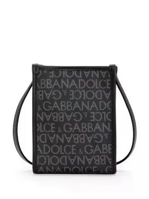 Dolce & Gabbana Jacquard Messenger Bag