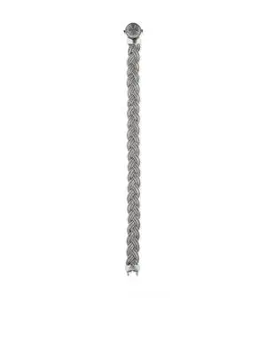 Emanuele Bicocchi Diamond-cut Flat Braided Bracelet