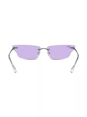 Ray-ban Rimless Rectangle Sunglasses - Grey
