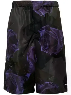 Undercover Rose Print Bermuda Shorts