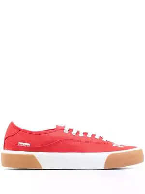 Palm Angels Embroidered Logo Lace-up Sneakers - Red