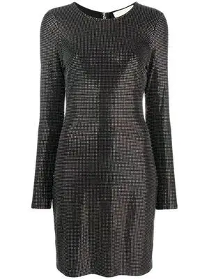 Michael Kors Embellished Mini Dress - Black