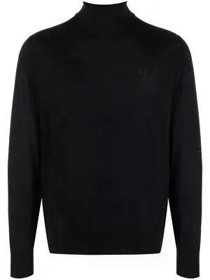 Dsquared2 Virgin Wool Monogram Roll Neck Jumper