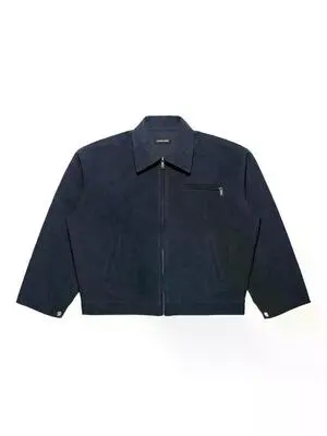MAINLESS Zip-up Jacket With Pointed Collar