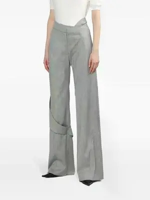 HELIOT EMIL Wool Asymmetric Trousers