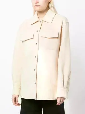 Off-White Embroidered Logo Shirt Jacket