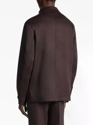 Zegna Alba Oasi Cashmere Overshirt - Red