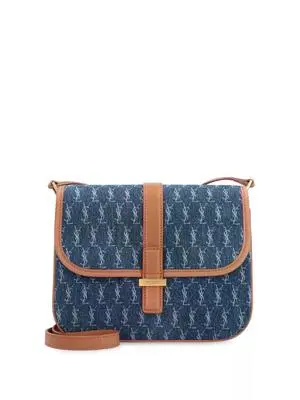 Saint Laurent Monogram Denim Crossbody Bag