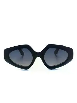 LAPIMA Antonia Geometric Frame Sunglasses - Blue