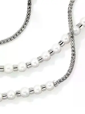 John Hardy Sterling Pearl Necklace