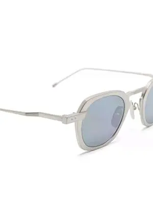 Thom Browne Square Frame Sunglasses - Silver