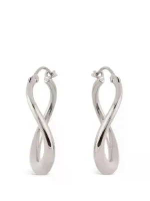 DINNY HALL Small Wave Twisted Hoop Earrings