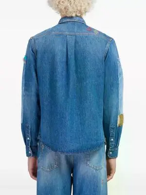 Marni Embroidered Denim Shirt