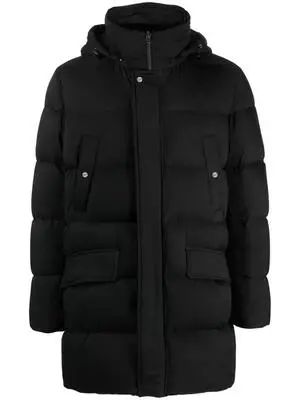 Herno Arandelle Detachable-hood Coat - Black
