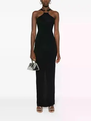 NENSI DOJAKA Halterneck Maxi Dress