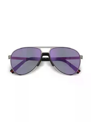 Prada Linea Rossa Pilot Sunglasses - Silver