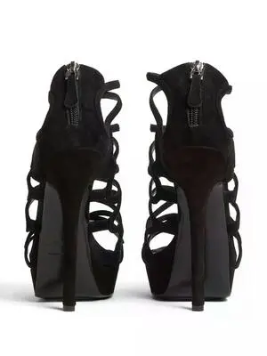 Dsquared2 110mm Deanday Suede Platform Sandals