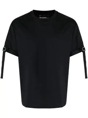 Neil Barrett Buckle-strap Cotton T-shirt
