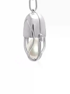 CAPSULE ELEVEN Sterling Freshwater Pearl Pendant Necklace - Silver