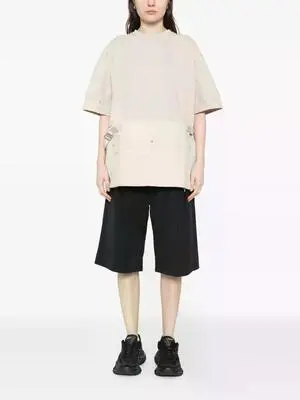 SPOONYARD Detachable Layered T-shirt - Neutrals