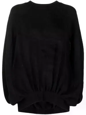 Versace Slit-sleeve Jumper - Black