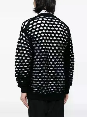 Junya Watanabe Laser Cut Detail Crew Neck Jumper