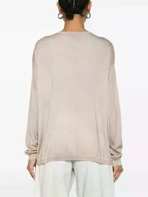 Avant Toi Graphic Print Knitted Top
