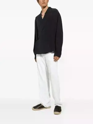 Dolce & Gabbana Wrap Silk Shirt