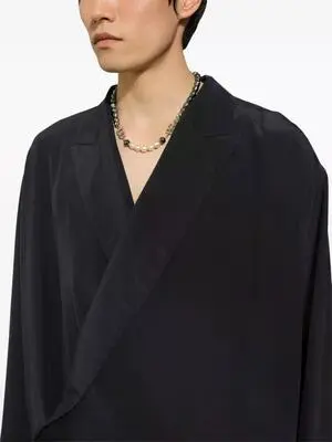 Dolce & Gabbana Wrap Silk Shirt