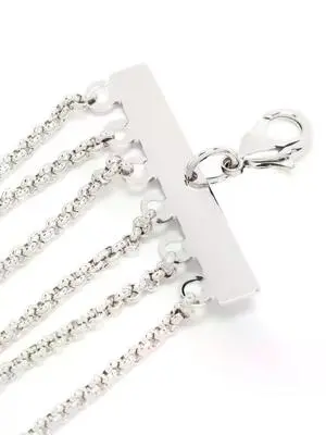 Dolce & Gabbana Multi-chain Logo Necklace - Silver