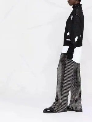 MAISON MARGIELA Distressed High-neck Jumper