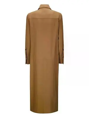 Alberto Biani Long Button-up Shirt Dress