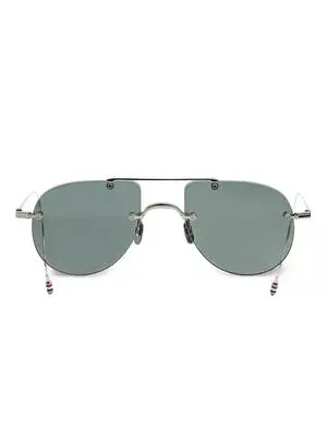 Thom Browne Aviator Sunglasses - Silver