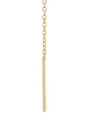 Lizzie Mandler 18k Yellow Gold Emerald Baguette Drop Earrings