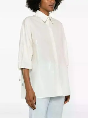 Peserico Beaded Trim Taffeta Shirt