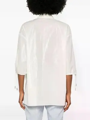 Peserico Beaded Trim Taffeta Shirt