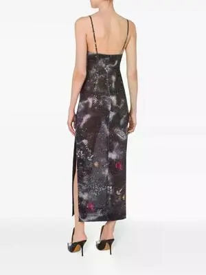 Moschino Astral Pattern Maxi Dress